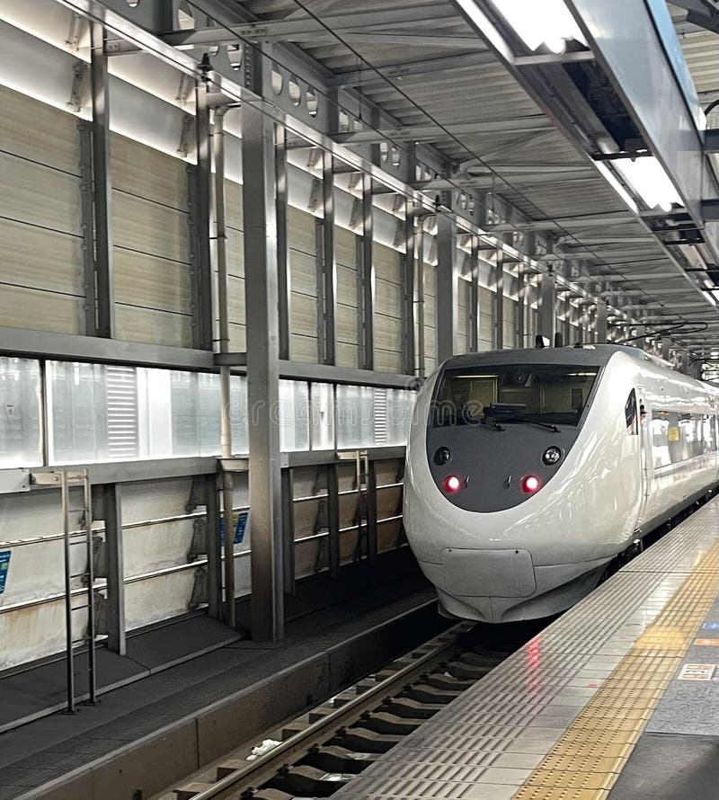 Japanese train stock photo. Image of fast, train, limited - 241380430