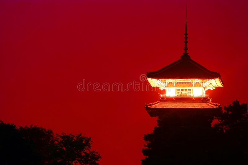 Japanese tower stock image. Image of asian, traditional - 2350469