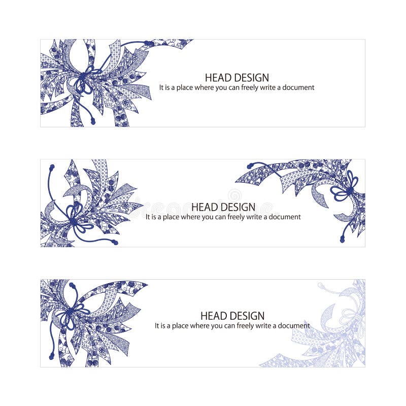 Web Header Design Using the Japanese-style Tradition Design, Stock ...