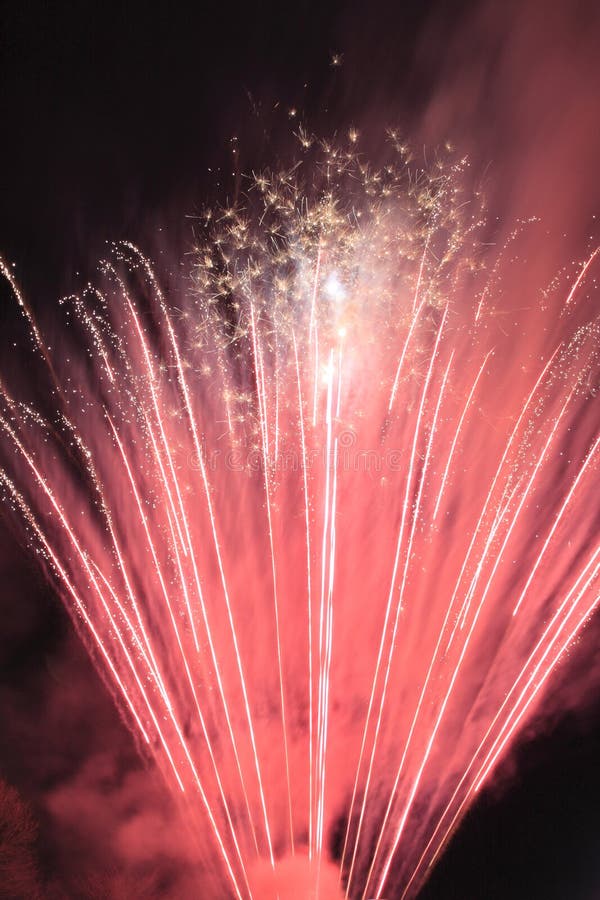 Japanese Traditional Fireworks Stock Image - Image of festive, bright ...