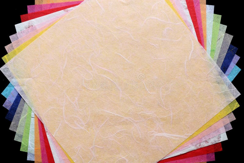 Japanese Traditional Paper Texture Assortment 2 Stock Image - Image of ...