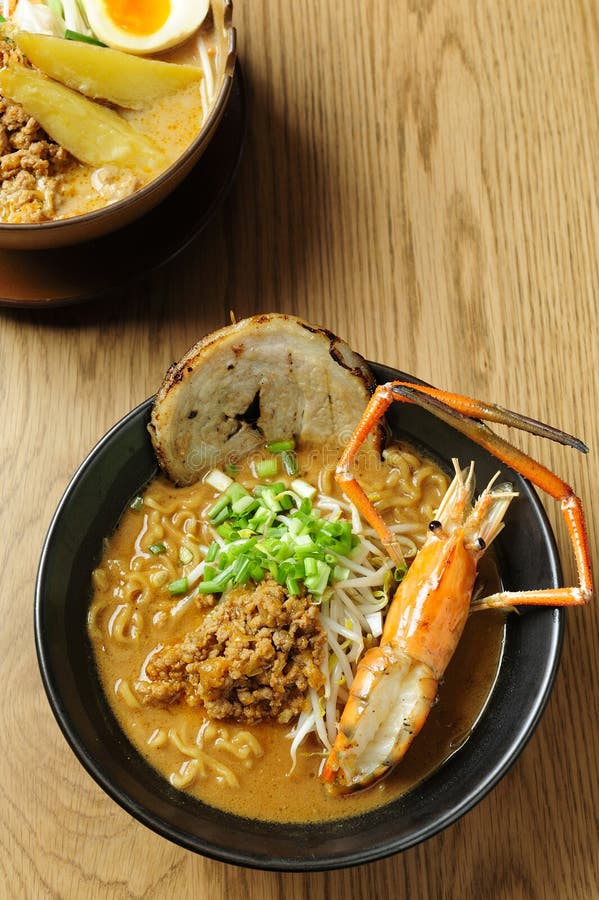 Japanese traditional ramen stock image. Image of lunch - 26939773