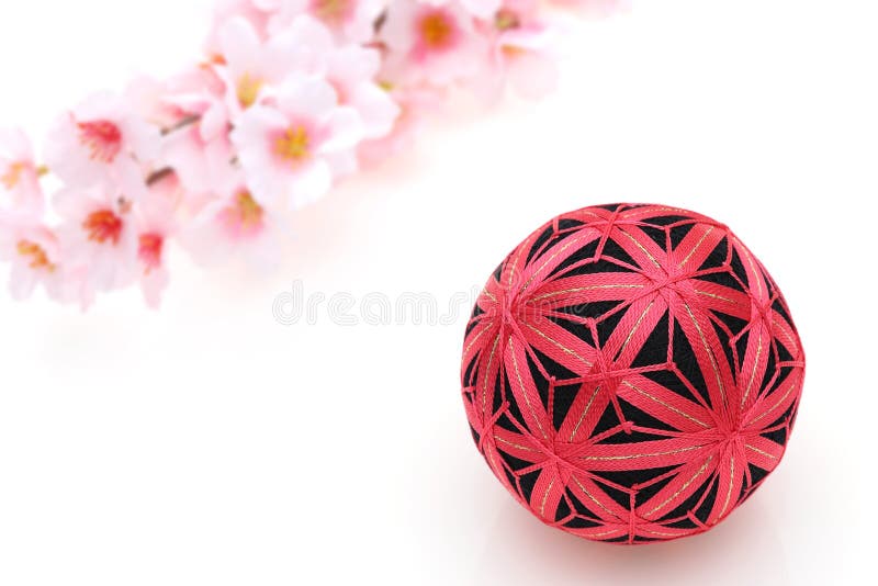 Temari Ball on Kimono stock photo. Image of yukata, decor - 28005088