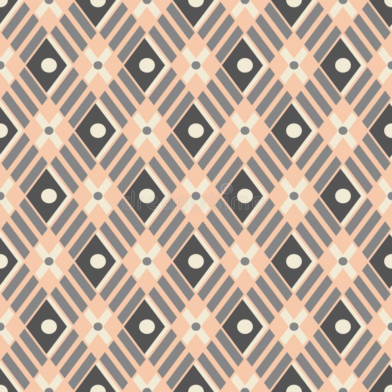 Tribal Diamond Stripe Chain Fence Geometric Pattern.Vector Native ...
