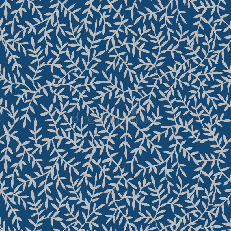 Japanese Vine Leaf Pattern stock vector. Illustration of culture ...