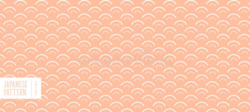 Japanese Wave Pattern Banner with Oriental Textile Texture Stock Vector ...