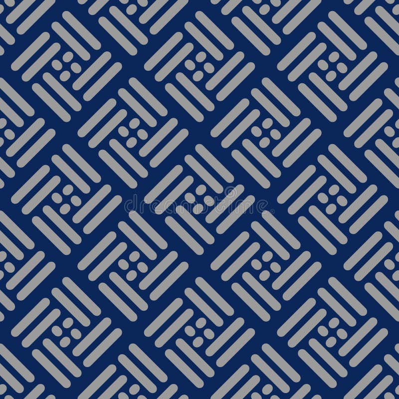 Seamless Japanese Pattern Set Stock Vector - Illustration of ocean ...