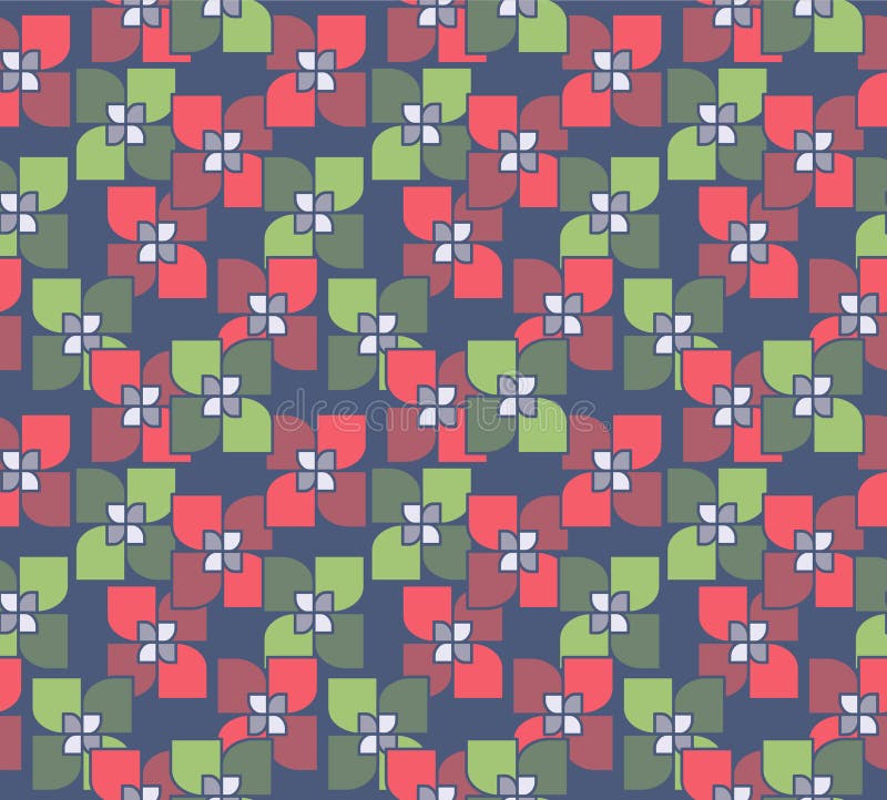 Japanese Wind Cloud Motif Vector Seamless Pattern Stock Vector ...