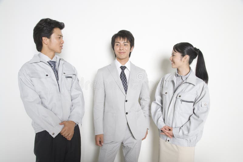 Japanese office workers stock image. Image of start, worker - 10129679
