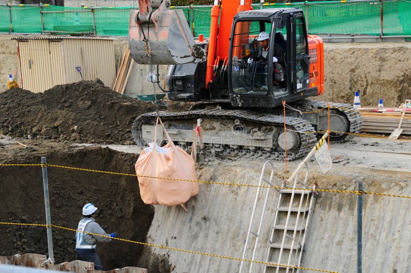 Japanese Workers editorial photo. Image of riverside - 69509496