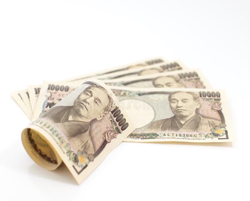 Japanese yen stock image. Image of note, isolated, money - 28762557