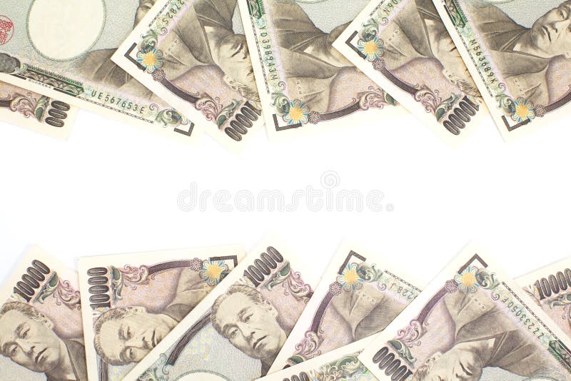 Japanese yen stock image. Image of isometric, currency - 32041233
