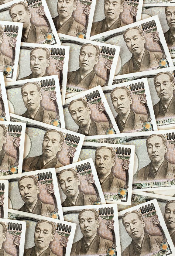 Japanese yen bank notes stock photo. Image of japan, yenschein - 14813270