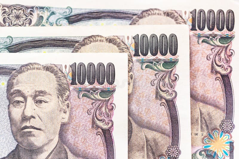 Japanese yen banknotes stock photo. Image of market, banknote - 78995632