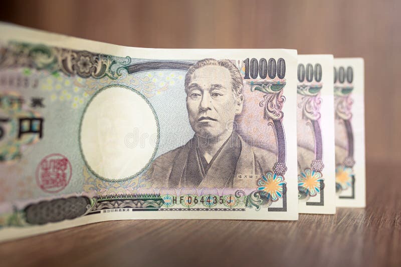 Japanese yen banknotes stock image. Image of business - 78996405