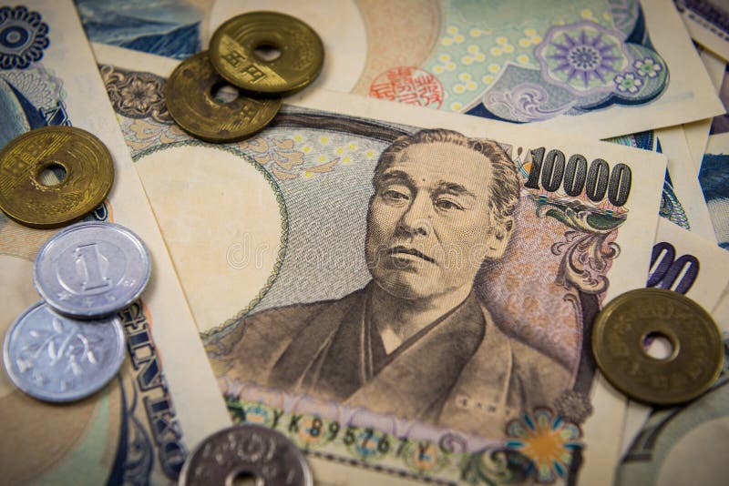 Japanese Yen stock image. Image of coin, travel, note - 48280989