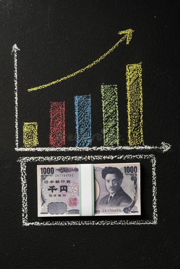 Japanese Yen Rising in Value Stock Image - Image of rising, growth ...