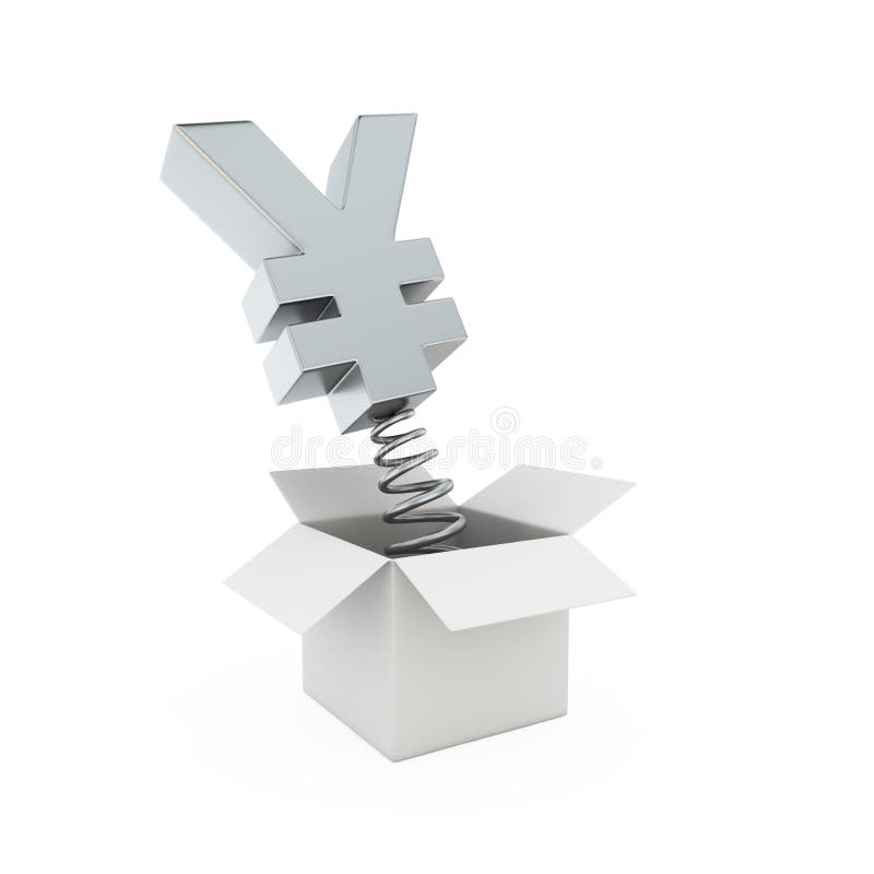 Growing yen stock illustration. Illustration of cash, banker - 1498877