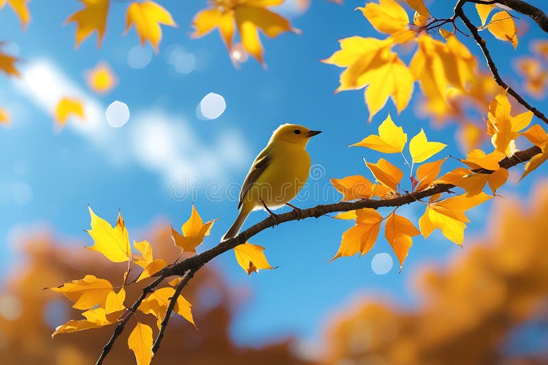 Japanese Zen Garden - Bird on a Perch Stock Illustration - Illustration ...