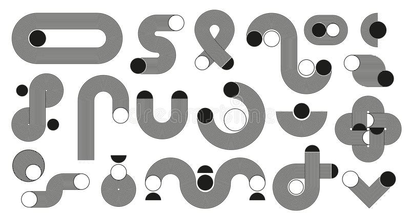 Japanese Zen Patterns. Minimalist Geometric Striped Line Art Pattern ...