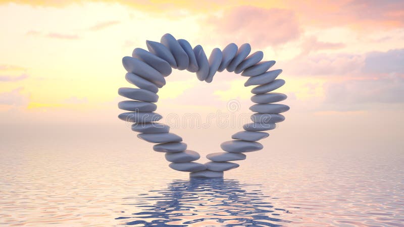 Japanese Zen stones stock illustration. Illustration of soul - 58939997