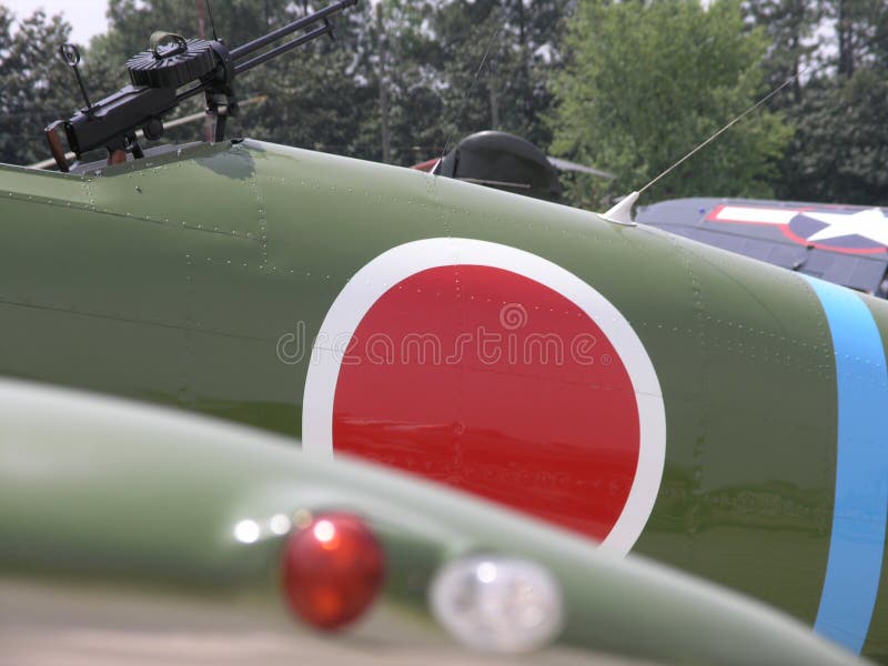 Japanese Zero Fighter Aircraft Stock Photo - Image of isolated, service ...