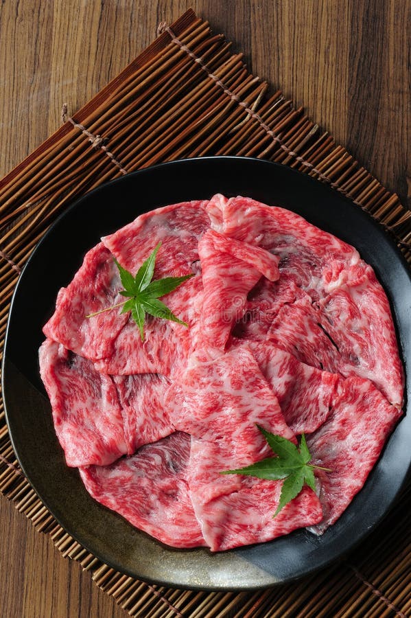 Japanisches Kobe-Rindfleisch Stockfoto - Bild von teller, kobe: 26963588