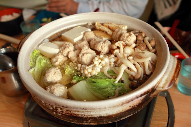 Japanse Chanko Nabe Hot Pot Stock Foto - Image of heerlijk, heet: 57902298