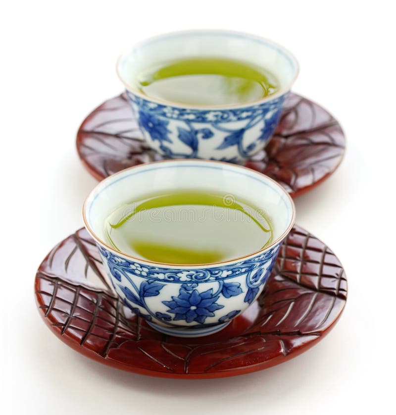 Japanse groene thee stock foto. Image of gezondheid, groen - 23887364
