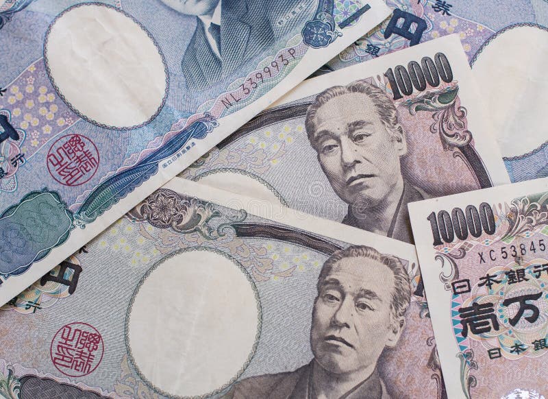 Japanse Yenmunt En Calculator, Notitieboekje Op Witte Achtergrond Stock ...