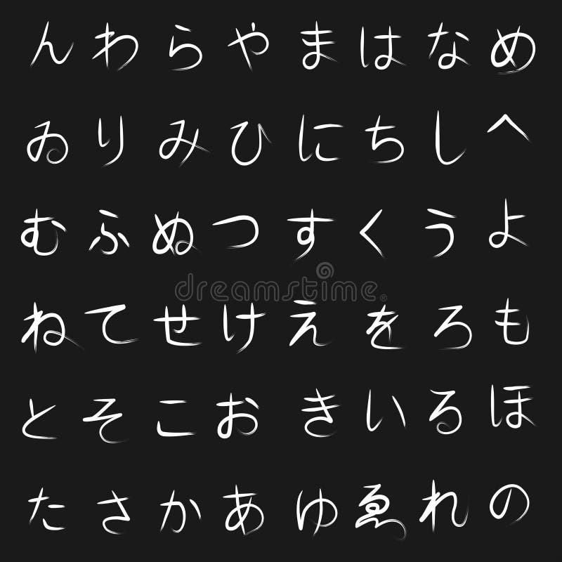 Japanska tecken vektor illustrationer. Illustration av tecken - 9624722