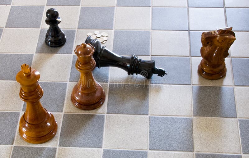 Jaque mate del rey imagen de archivo. Imagen de caballero - 14459483