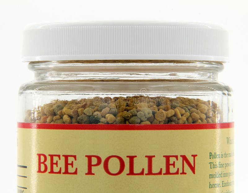 Jar of Bee Pollen stock photo. Image of glass, closeup - 111535132