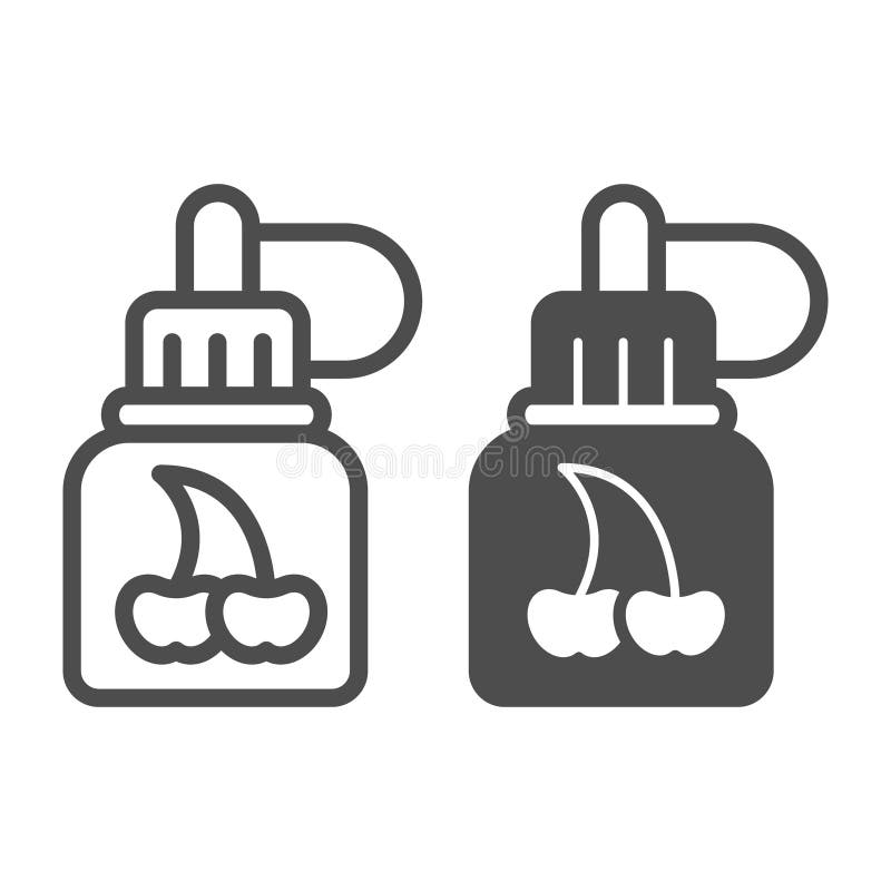 Cherries Symbol Line Vector Sign Stock Illustrations – 614 Cherries ...