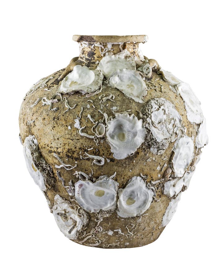 Jar Clay Isolated on White Background Stock Photo - Image of decorative ...