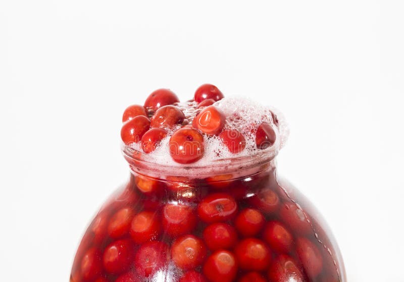 Jar of compote exploded stock image. Image of bang, juice - 76395155