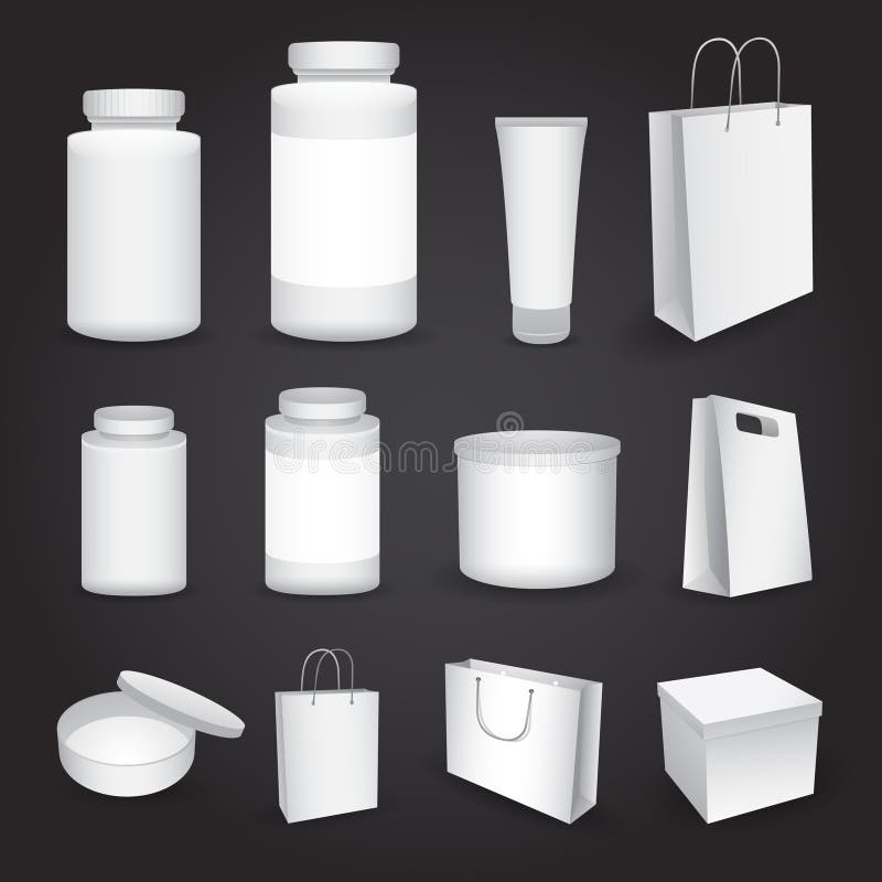 Jar container collection stock vector. Illustration of white - 270305625