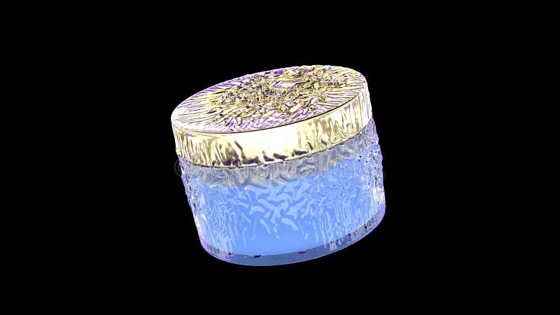 Jar cream cellophane 3d stock illustration. Illustration of background ...