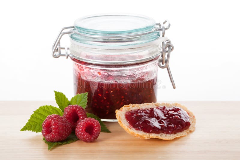Raspberry jam stock image. Image of sauce, breakfast - 25815185