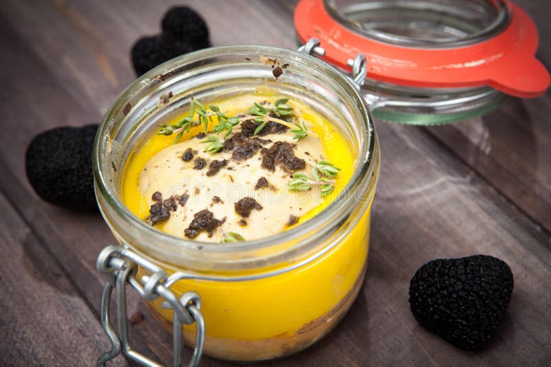 Jar with Goose Meat and Fat Stock Photo - Image of cream, homemade ...