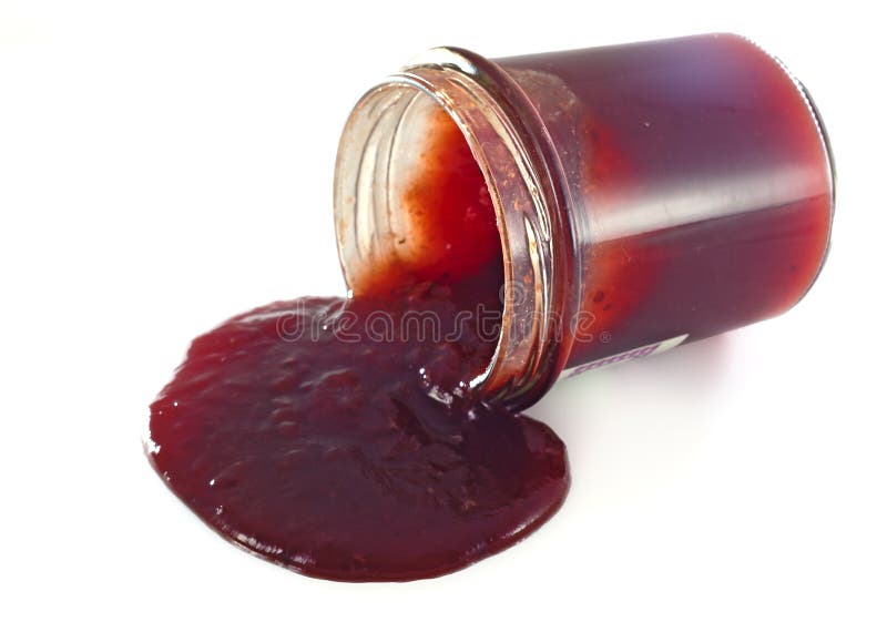 Jar with home made jam stock image. Image of cure, delicious - 80438877