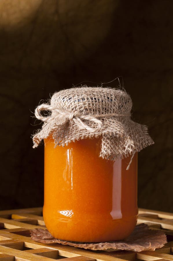 Jar of homemade jam. stock image. Image of color, homemade - 63354771