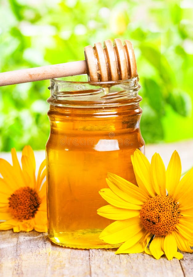 Jar of honey stock image. Image of honey, nature, liquid - 26735873