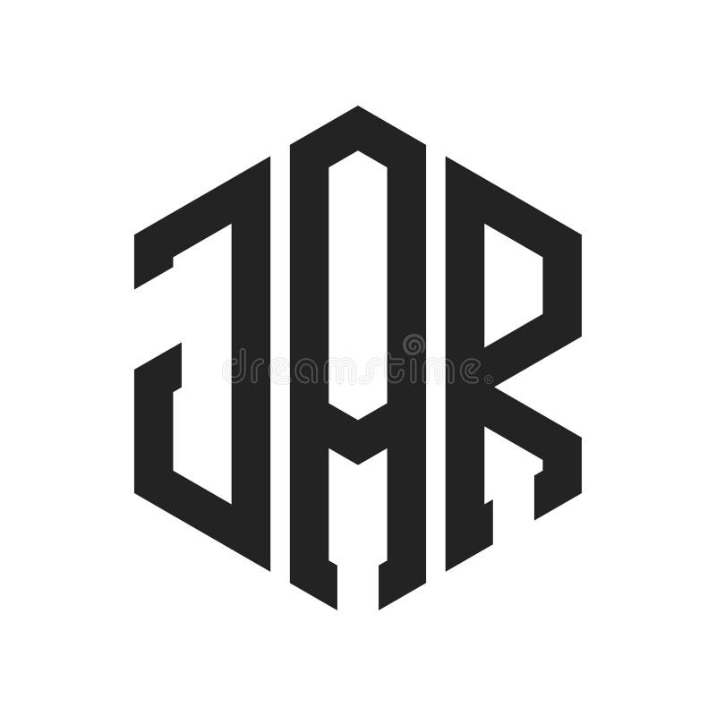JAR Logo Design. Initial Letter JAR Monogram Logo Using Hexagon Shape ...