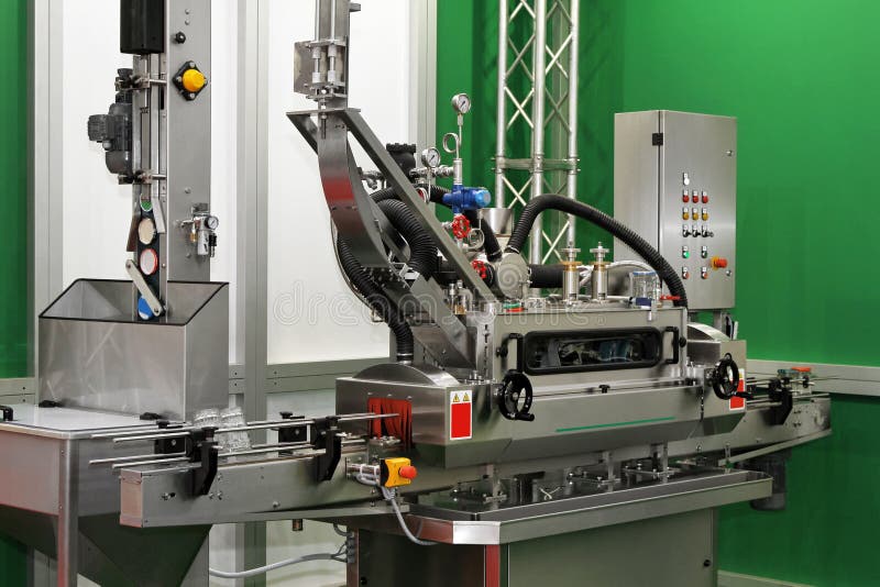 Jar packaging line stock photo. Image of machine, production - 21079792