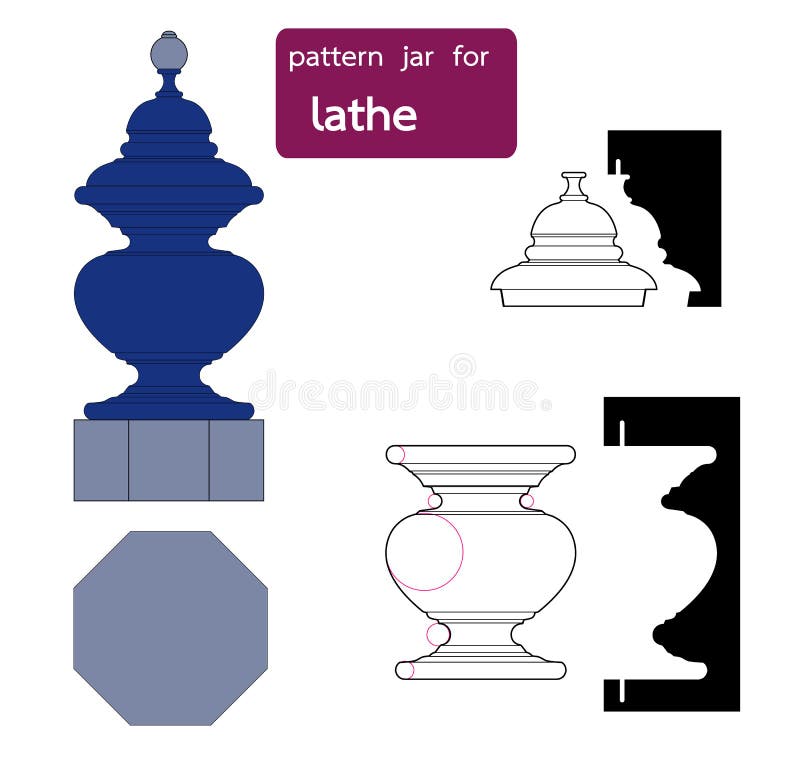 Lathe Pattern Stock Illustrations – 526 Lathe Pattern Stock ...