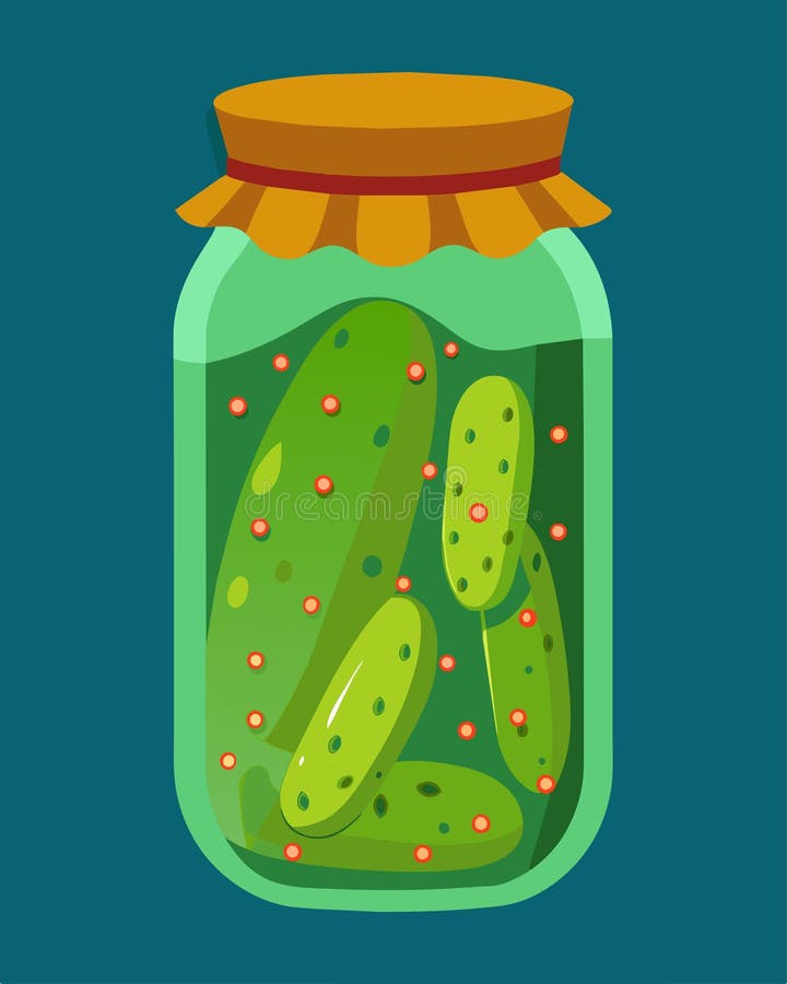 A Jar of Pickles with Each Pickle Individually Wrapped in Plastic Then ...