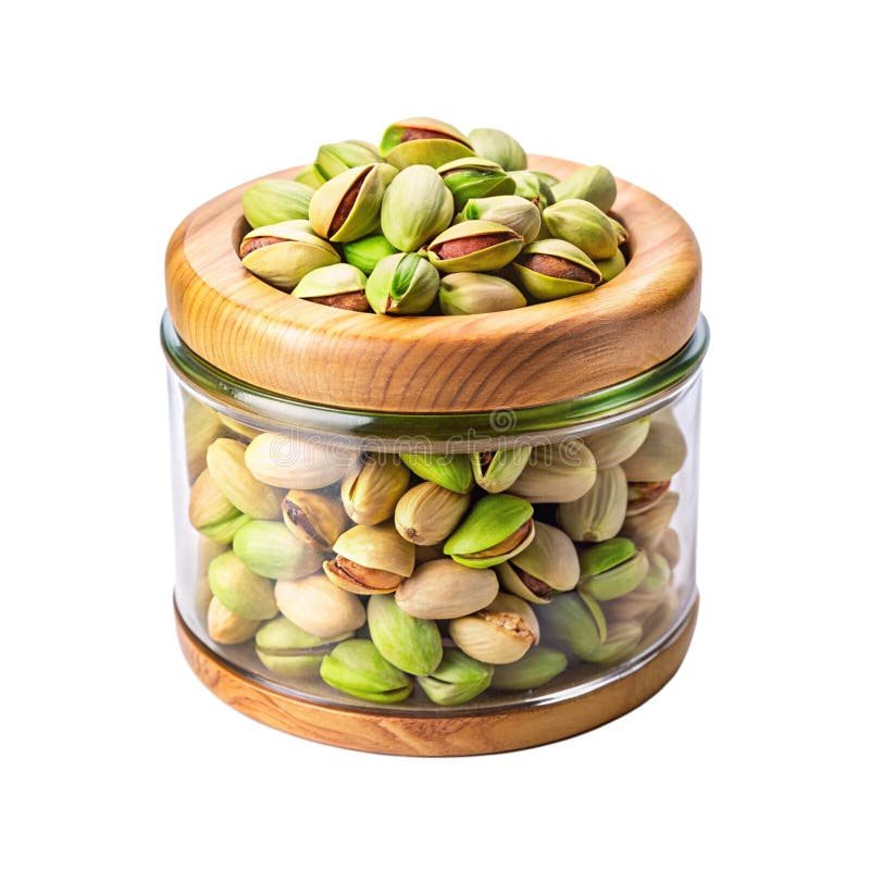 Jar of pistachio nuts stock illustration. Illustration of pistachio ...
