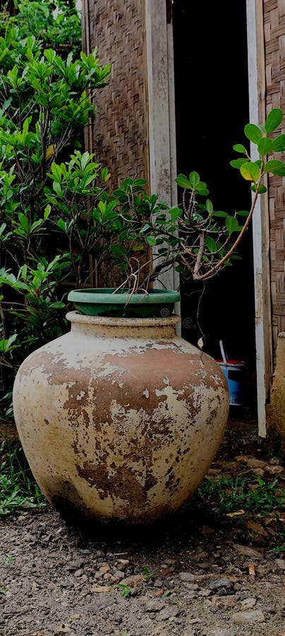 Jar or Place Where the Water Container is Kept Stock Photo - Image of ...