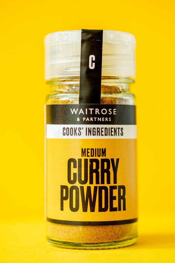Jar Waitrose Medium Spict Curry Powder Editorial Photo - Image of cook ...